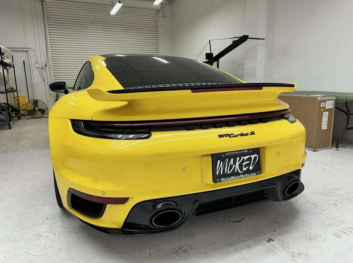 Porsche 992 Turbo Aero Wing spoiler – WICKED MOTOR WORKS
