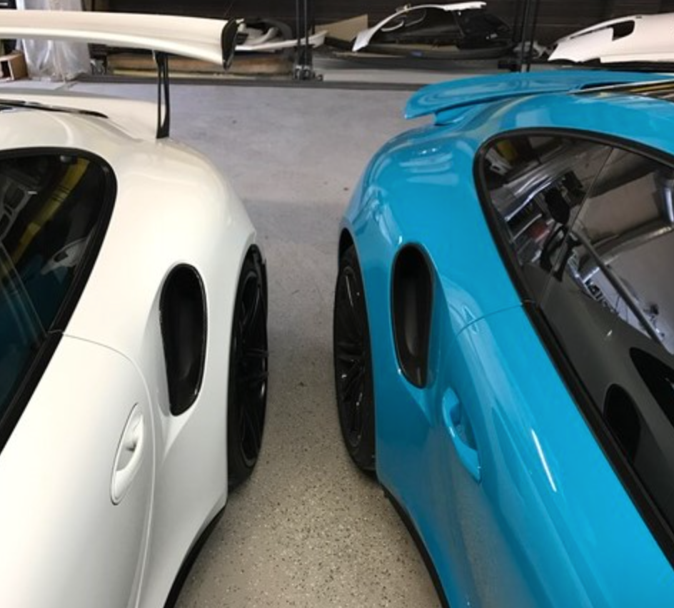 PORSCHE UPGRADE TO TURBO AND RS WIDE BODY QUARTER PANELS FOR 991 CARRE ...