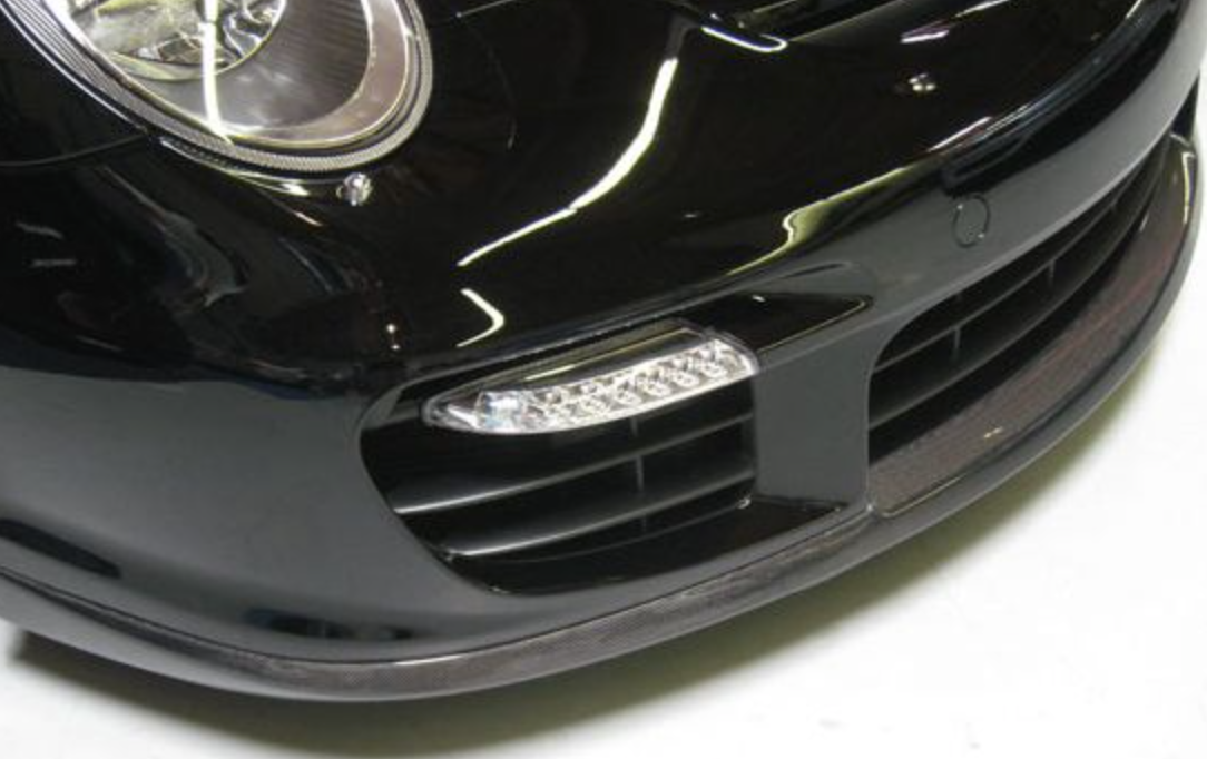 PORSCHE 997 GT2 TURBO CARBON FIBER FRONT BUMPER LOWER VALANCE – WICKED ...