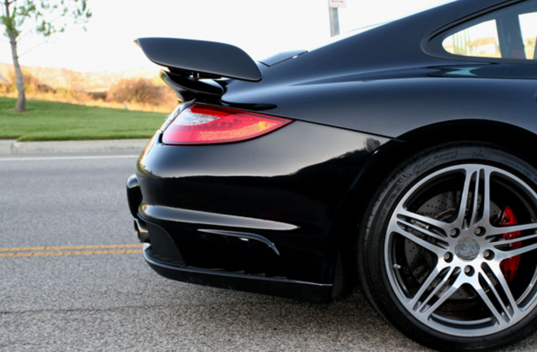 Porsche 997 Twin Turbo Wicked Bi-Wing with Carbon Fiber GT2 Blade ...