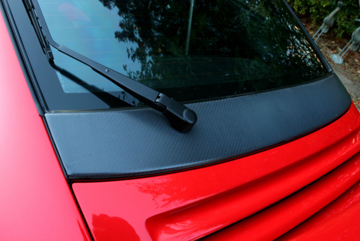 Porsche 997.2 GT2 RS Style Rear Lower Window Carbon Fiber Trim Panel ...