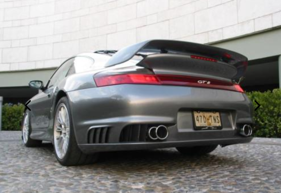 Porsche 997 GT2 Rear Bumper for 2001-2004 996 Turbo and Carrera ...