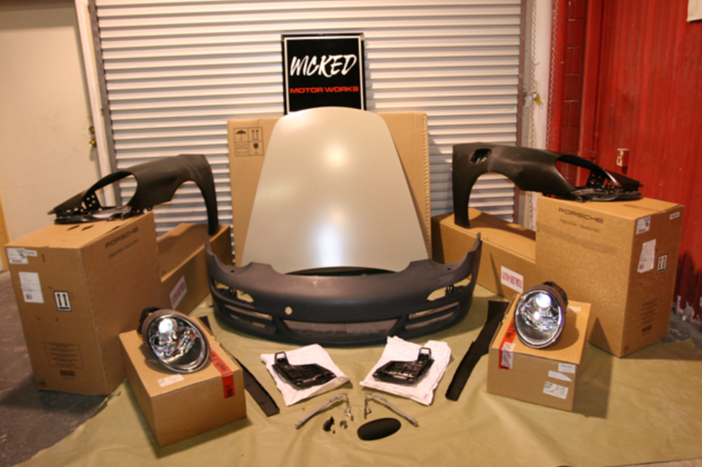 Porsche 996 Face Lift to 997 Look (Front End 997 Steel Conversion ...